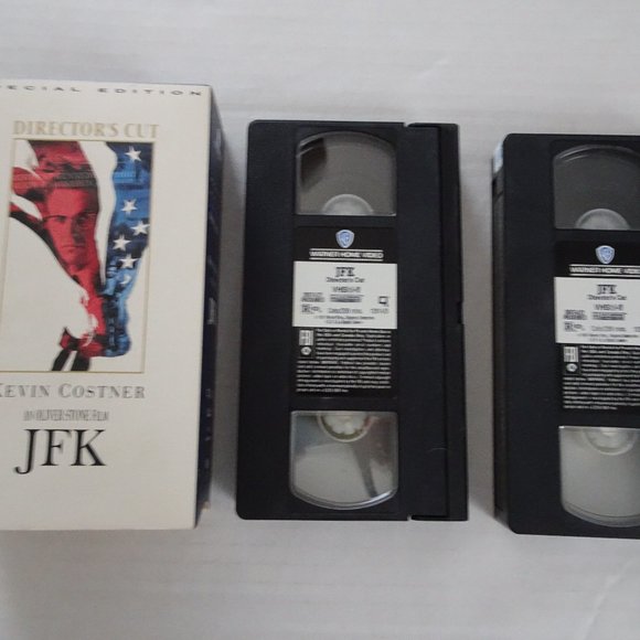 Warner Brothers | Media | Jfk Vhs Tape 991 2 Tape Set Kevin Costner Special Edition Directors ...